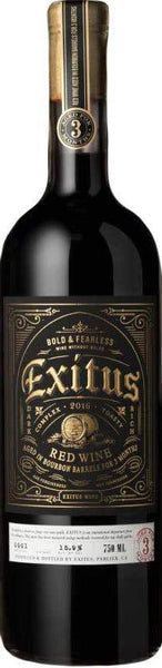 Exitus Red Wine Aged in Bourbon Barrels 2016 750ml – LP Wines & Liquors